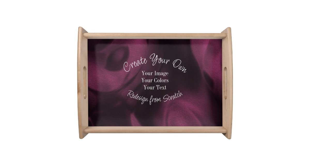 Create Your Own Custom Personalized Serving Tray | Zazzle