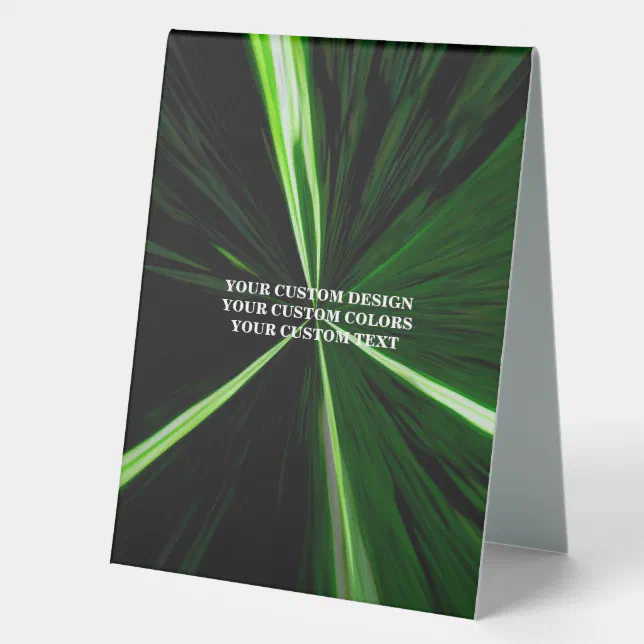 Create Your Own Custom Personalized Table Tent Sign | Zazzle