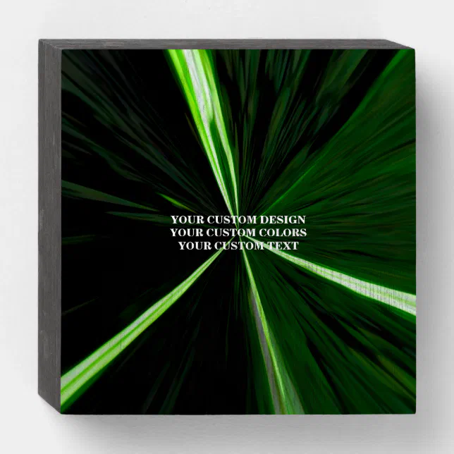 Create Your Own Custom Personalized Wooden Box Sign | Zazzle