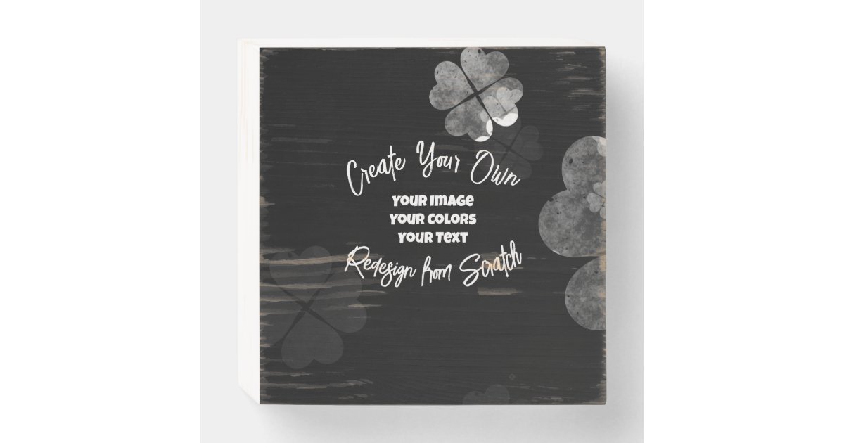 Create Your Own Custom Personalized Wooden Box Sign | Zazzle