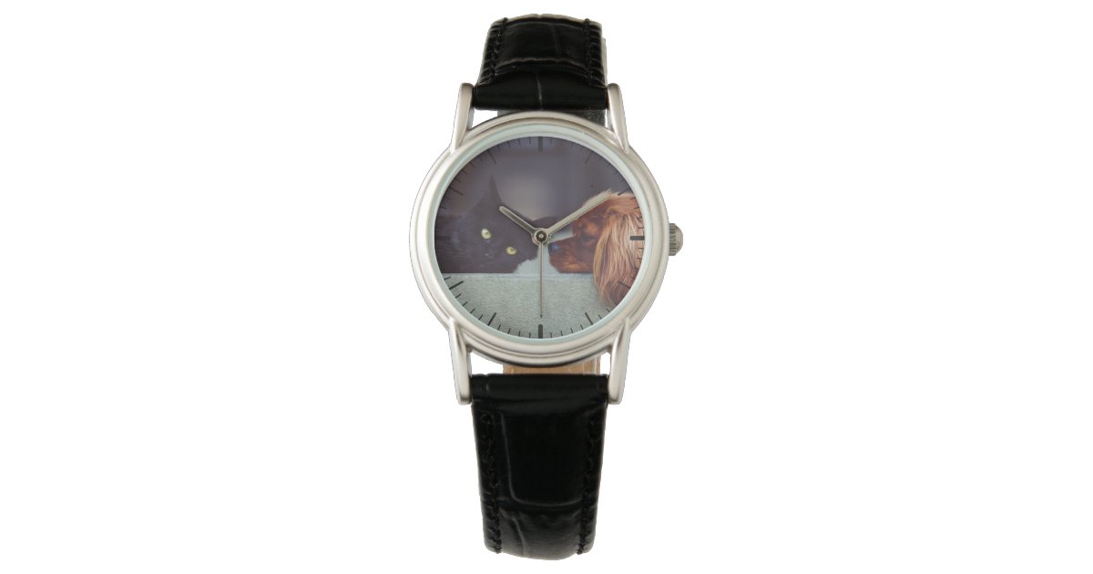 Create Your Own Custom Pet Photo Keepsake Watch | Zazzle