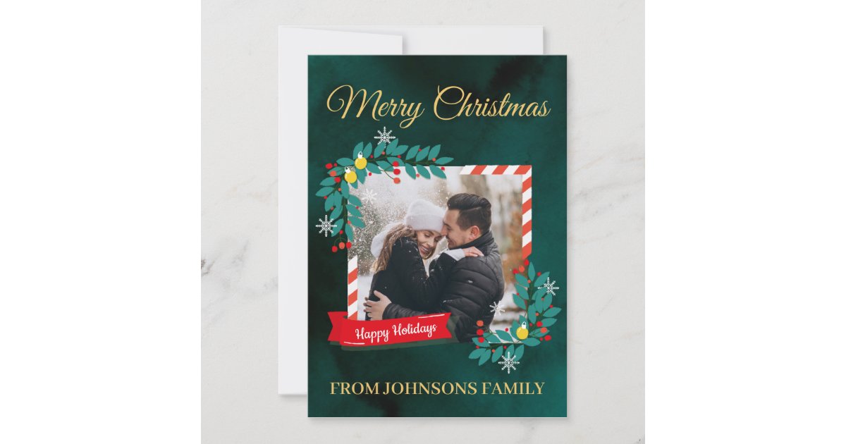 Create Your Own Custom Photo Christmas Card | Zazzle