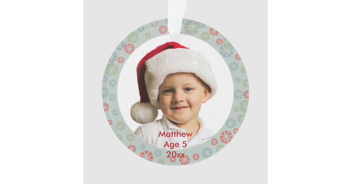 Create Your Own Custom Photo Christmas Design Ornament | Zazzle