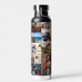 Create your own Custom photo collage 20 photos Wa Water Bottle | Zazzle