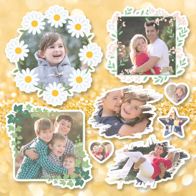 Create Your Own Custom Photo Kiss Cut Cool Cute Sticker | Zazzle