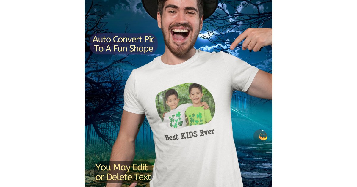 Create Your Own Custom Photo One of A Kind Picture T-Shirt | Zazzle