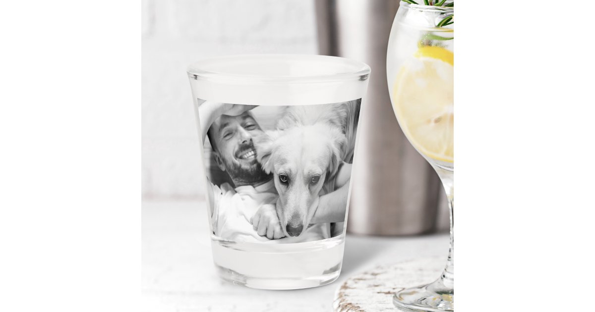 Create Your Own Custom Photo Shot Glass | Zazzle