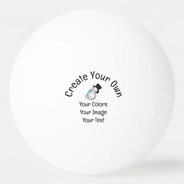 Create Your Own Custom Ping Pong Ball | Zazzle