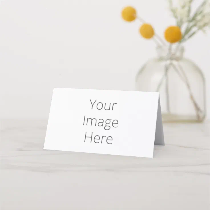 Create Your Own Custom Place Card | Zazzle