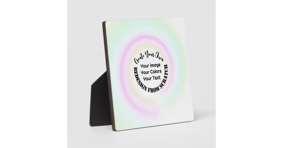 Create Your Own Custom Plaque | Zazzle