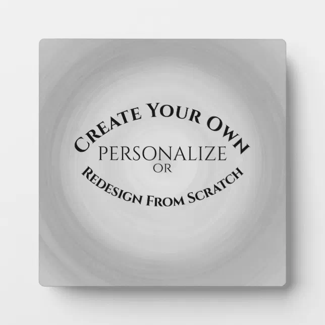 Create Your Own Custom Plaque | Zazzle