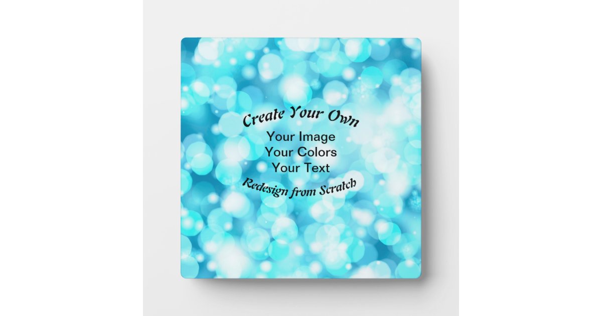 Create Your Own Custom Plaque | Zazzle