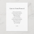 Create Your Own Custom Poem Postcard | Zazzle