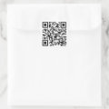Create Your Own Custom QR Code Website Address URL Square Sticker | Zazzle