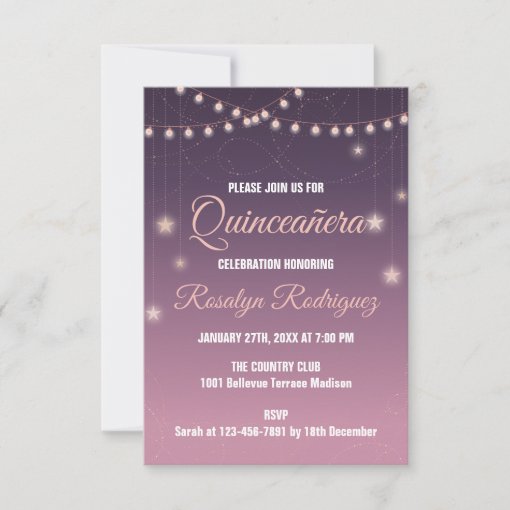 create your own custom Quinceanera 15 birthday Invitation | Zazzle