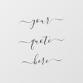 Create Your Own Custom Quote Elegant Script Wall Decal | Zazzle