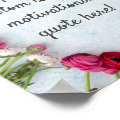 Create Your Own Custom Quote Poster - Floral | Zazzle