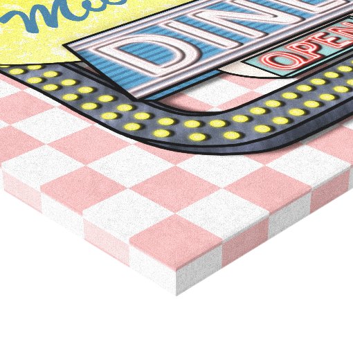 Create Your Own Custom Retro 50's Diner Sign | Zazzle