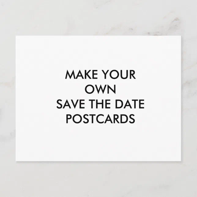 Create Your Own Custom Save the Date Postcard | Zazzle