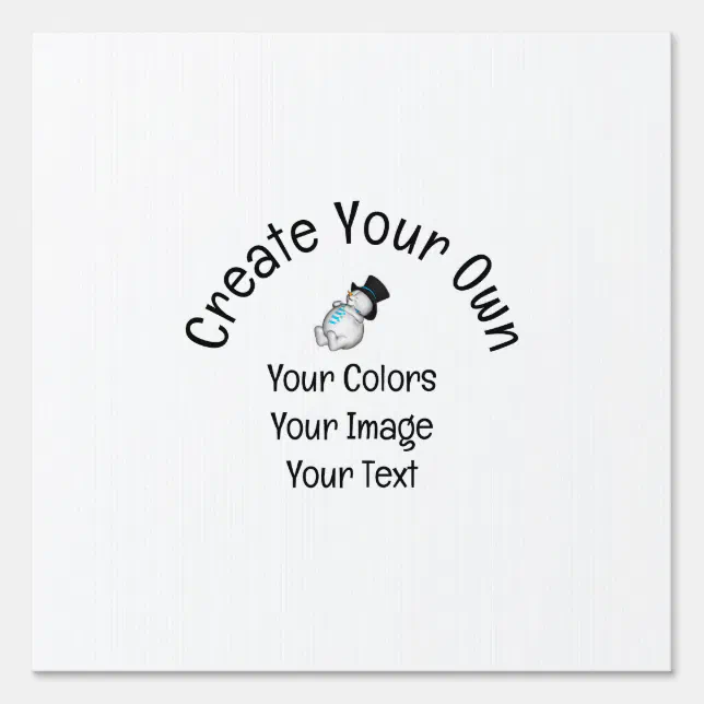 Create Your Own Custom Sign | Zazzle