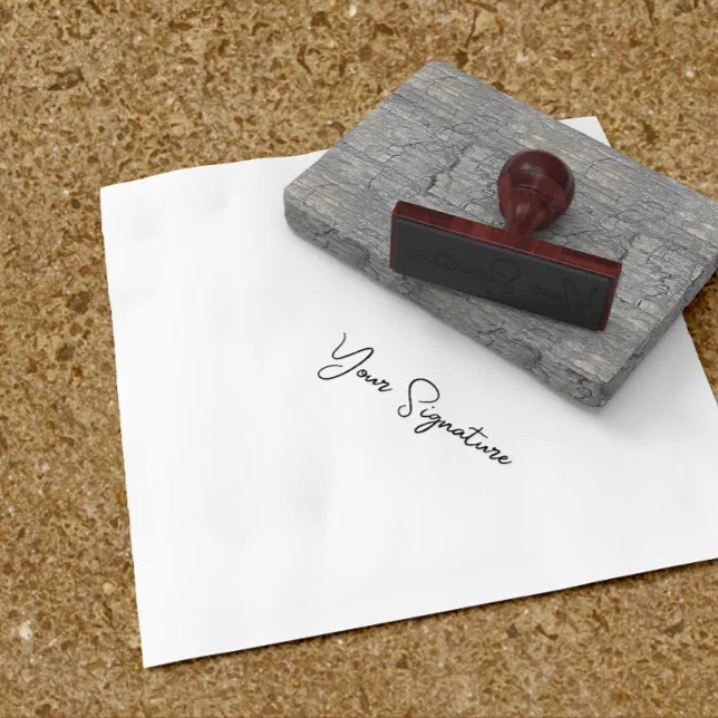Create Your Own Custom Signature Personalized Sel Self-inking Stamp ...
