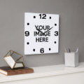 Create Your Own Custom Square Wall Clock | Zazzle
