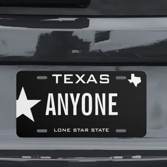 Create Your Own Custom Texas License Plate | Zazzle