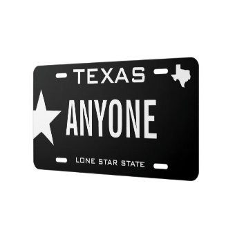 Create Your Own Custom Texas License Plate | Zazzle
