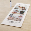 Create Your Own Custom Text , 3 Photo Personalized Yoga Mat | Zazzle