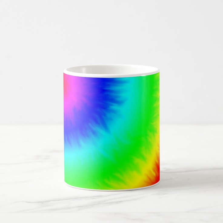 create your own custom tie dye template coffee mug | Zazzle