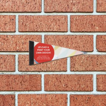 Create Your Own Custom (various sizes) Pennant Flag | Zazzle