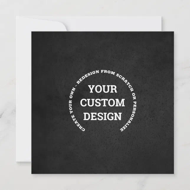 Create Your Own Customised Card | Zazzle