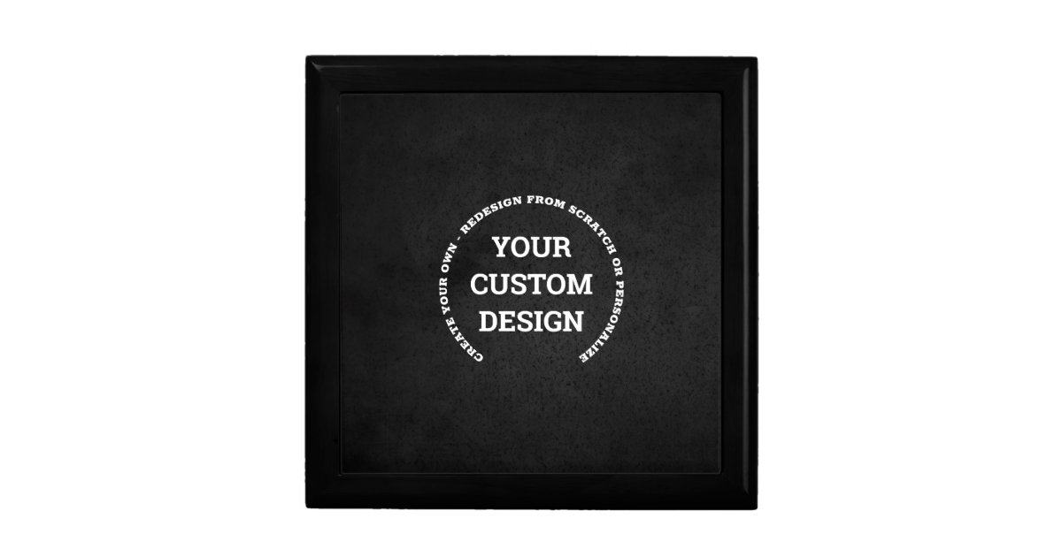 Create Your Own Customised Gift Box | Zazzle