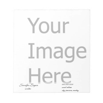 Create your own, customize Zazzle template Notepad | Zazzle