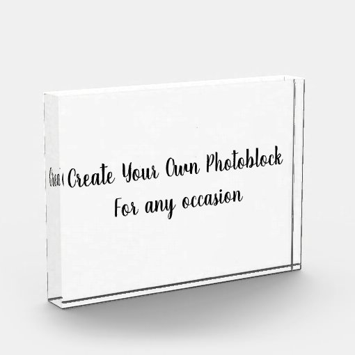Create Your Own Customized/Personalize Photo Block | Zazzle