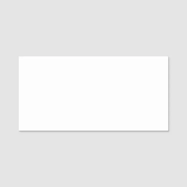 Create Your Own Design 3"x1.5" Rectangle Name Tag | Zazzle