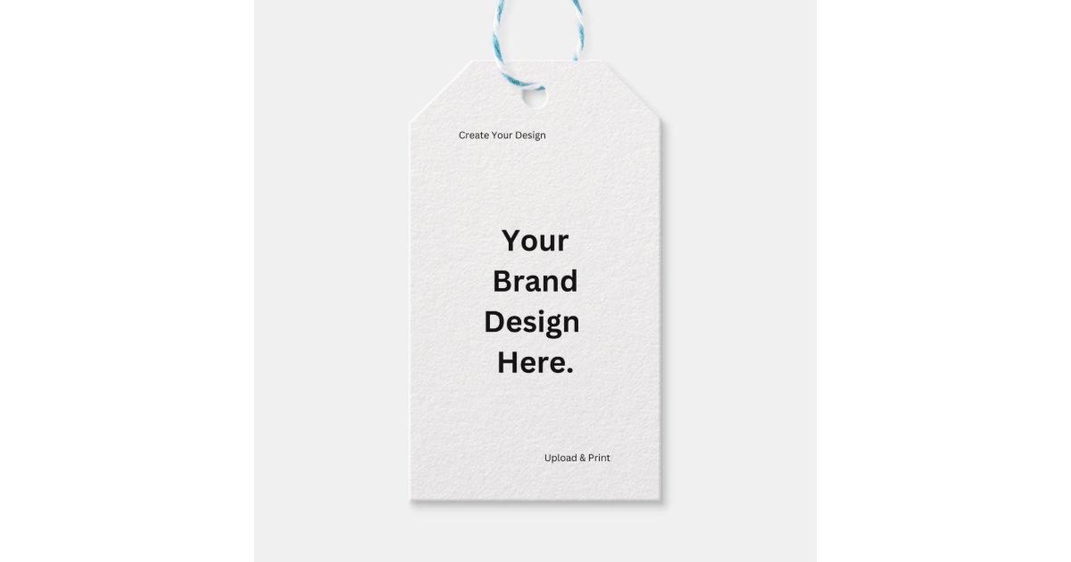 Create Your Own Design and Print Gift Tags | Zazzle