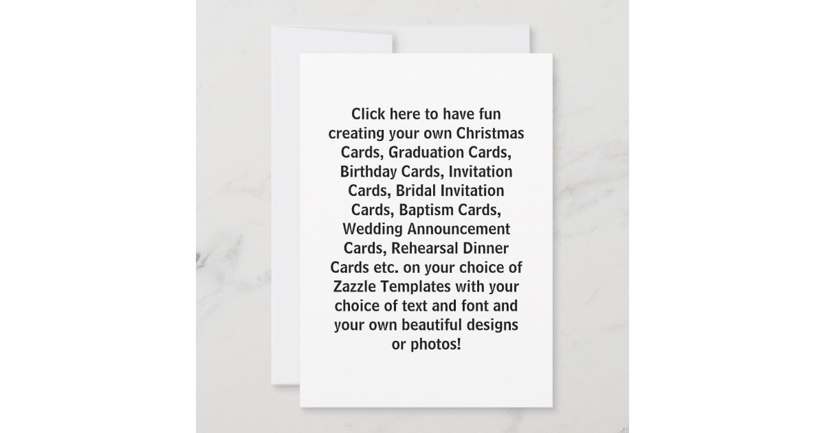 Create your Own Design Cards and Invitations | Zazzle