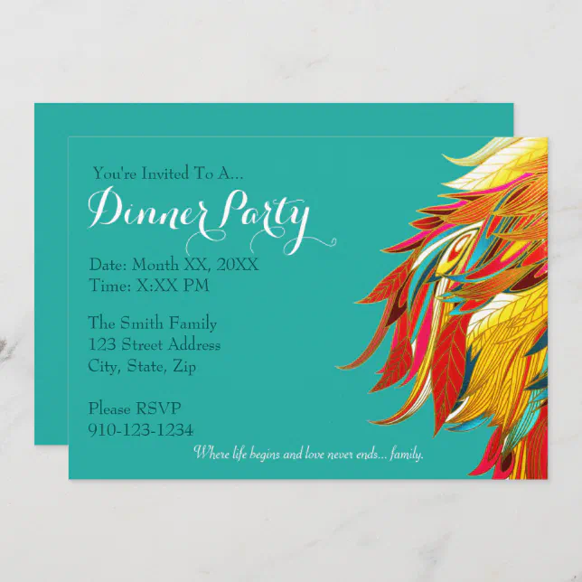 Create Your Own Dinner Party Invitation | Zazzle