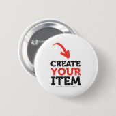CREATE-YOUR-OWN DIY Custom upload your design Pinback Button | Zazzle