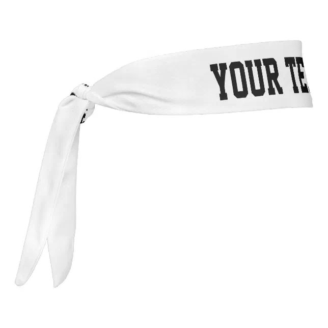 CREATE-YOUR-OWN DIY Custom upload your design Tie Headband | Zazzle