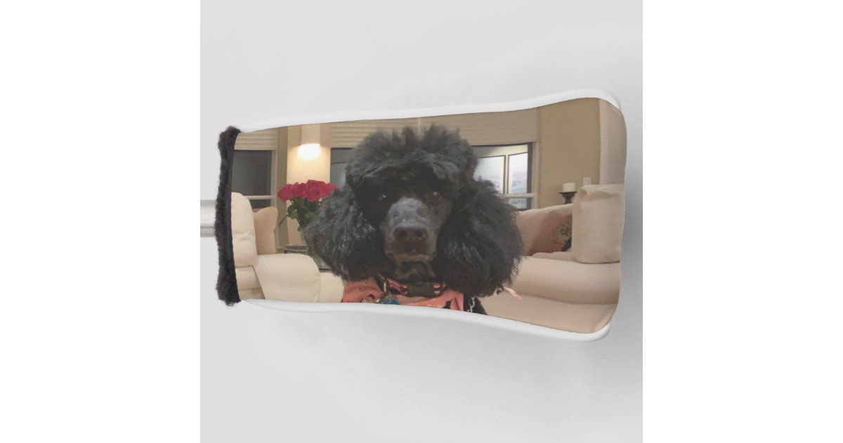 Create Your Own Dog Photo Custom Pet Putter Golf Head Cover | Zazzle