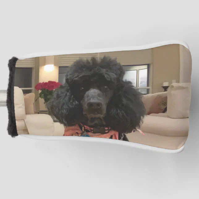 Create Your Own Dog Photo Custom Pet Putter Golf Head Cover | Zazzle