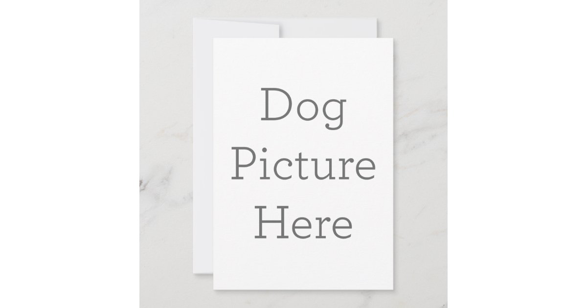 Create Your Own Dog Picture Invitation | Zazzle