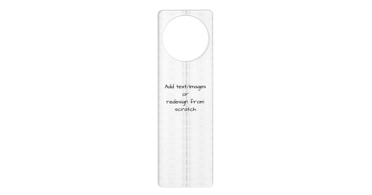 Create Your Own Door Hanger | Zazzle