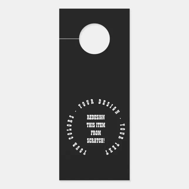 Create Your Own Door Hanger | Zazzle