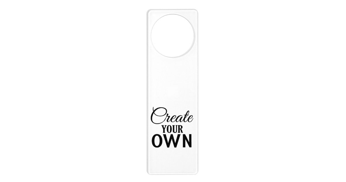 Create Your Own Door Hanger | Zazzle