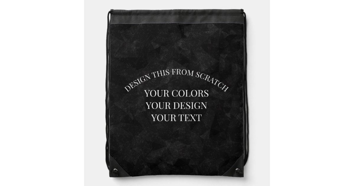 Create Your Own Drawstring Bag | Zazzle