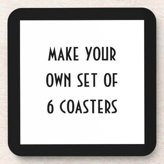 Create Your Own Drink Coaster | Zazzle.com