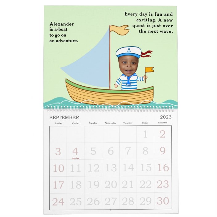 Create Your Own Easy Story Book Adventure Calendar | Zazzle